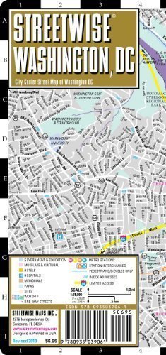 Streetwise Washington DC Map - Laminated City Center Street Map of ...