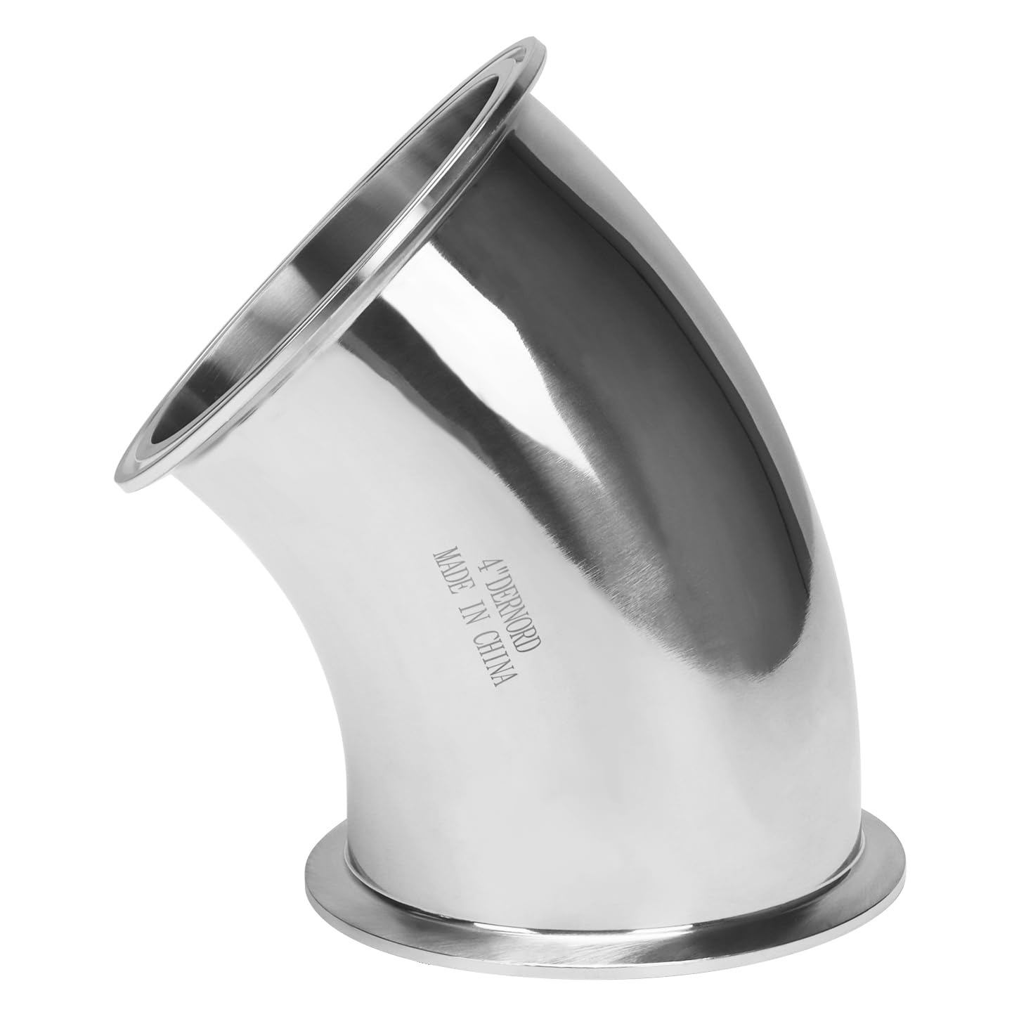 Snapklik.com : 45 Degree Elbow 4 Inch Tube OD Stainless Steel 304 Pipe ...