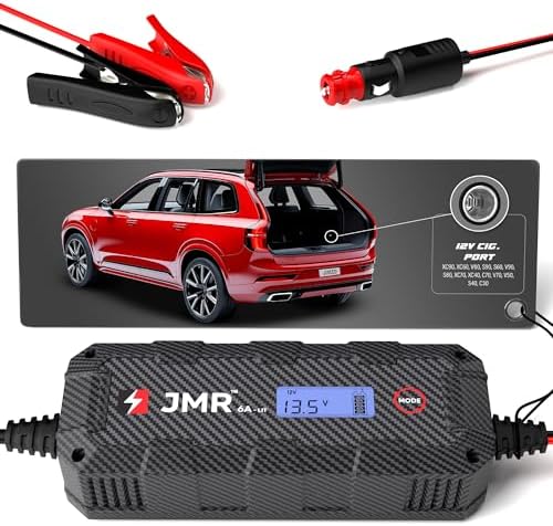 Amazon.com: JMR Battery Charger for Volvo XC90 XC60 V60 S90 S60 V90 S80 ...