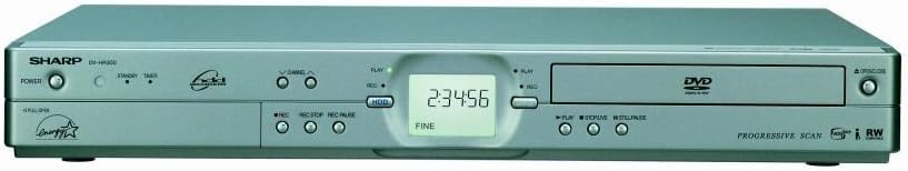 Sharp DV HR-300 Grabador de DVD y Disco Duro 80 GB Plata : Amazon.es ...