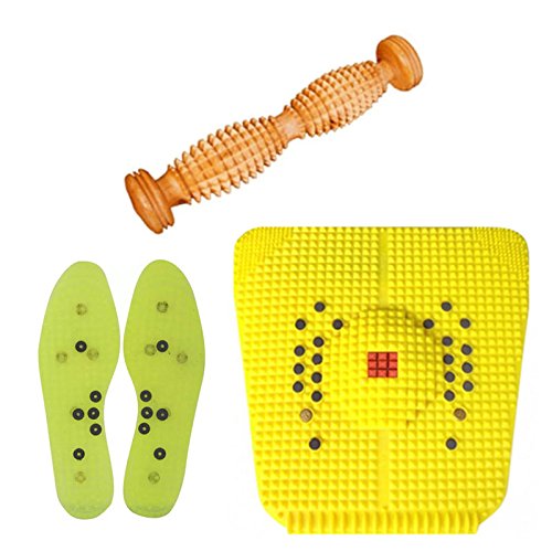 Deltakart Acupressure Bio-Magnetic Foot Mat + Foot Roll (Big) for ...