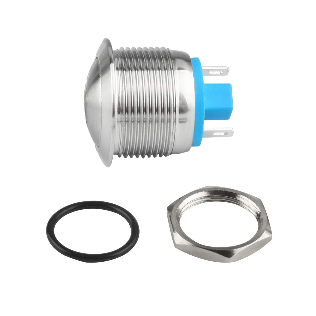 Snapklik.com : Larcele 19mm Push Button Switch Waterproof Momentary ...