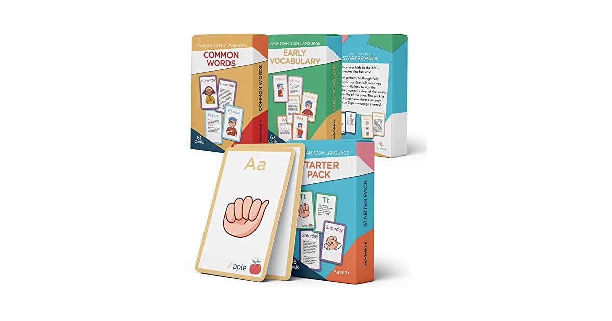 American Sign Language Cards for Toddlers only $15.49 | eDealinfo.com