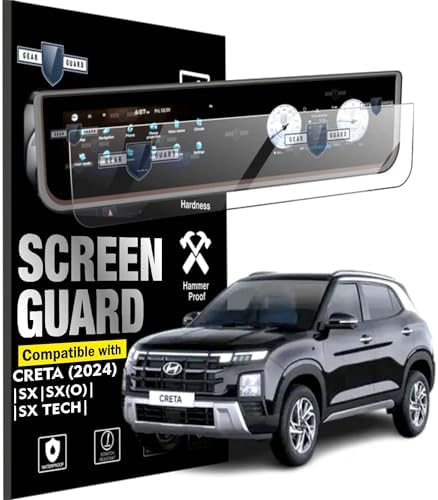 Gear Guard Screen Protector For Hyundai Creta Facelift SX, SX Tech, SX ...