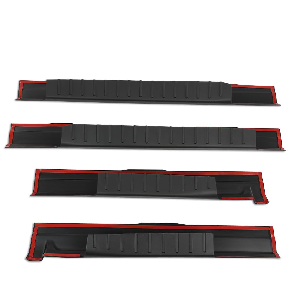 Amazon.com: CNNELL 4Pcs Rocker Panel&Sill Plate Protector Guard Cover ...