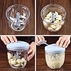 Amazon.com: DOSMAMZ Garlic Mincer Hand Cutter - Hand Pull String Food ...