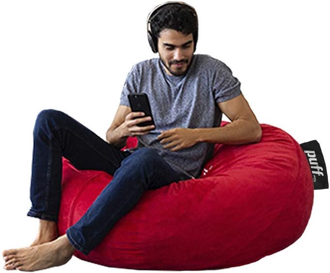 Puff - Sillón Poof Gota Ligero y Extra Cómodo Relleno de Perlas de ...