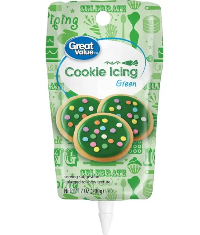 Amazon.com : Great Value Cookie Icing - Green : Grocery & Gourmet Food