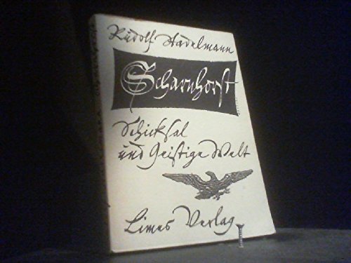 Scharnhorst : Stadelmann Rudolf: Amazon.de: Bücher
