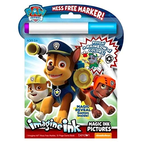 Snapklik.com : Bendon Imagine Ink Magic Ink Pictures And Game Book