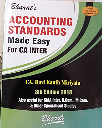 Buy Accounting Standards Made Easy for CA Inter Book Online at Low ...