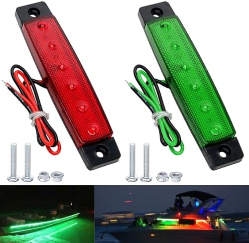 Amazon.com: Maierke Boat Navigation Lights - LED Stern Lights for Yacht ...