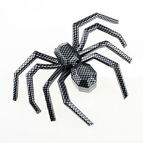 Adhesive 3D Spider Car Logo Emblem Badge Sticker With Car Shiner 100ml ...