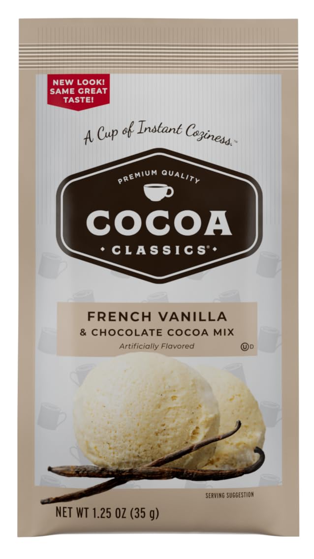 Amazon.com : Cocoa Classics French Vanilla Cocoa Mix | Hot Chocolate ...