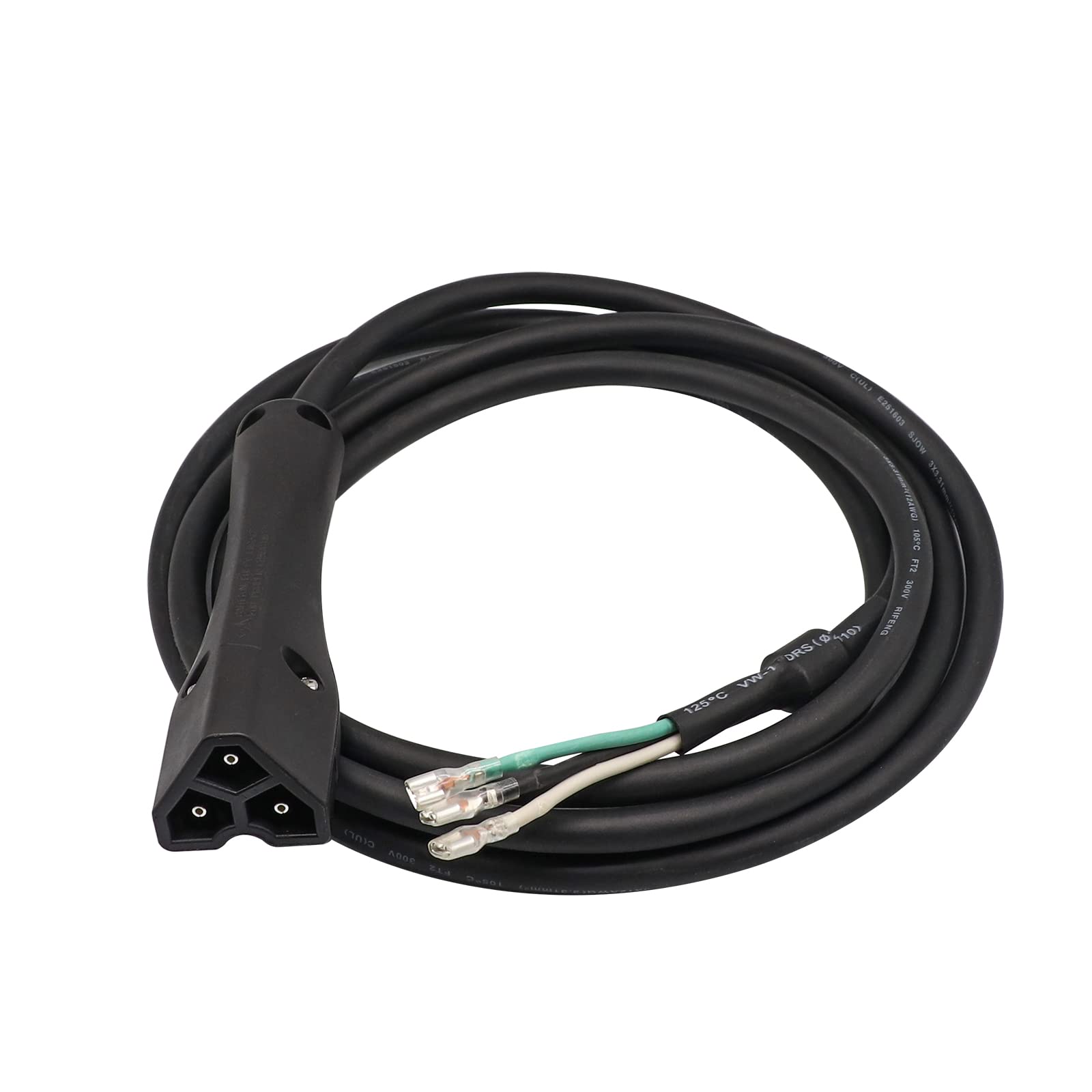 Snapklik.com : Drive-up 48-Volt Golf Cart Charger Plug 3-Pin Triangle ...