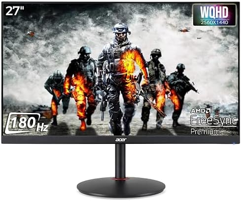 Acer SA272U E 27 Inch WQHD 2560x1440 Resolution IPS Ultra Slim (7.2mm ...