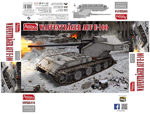 Amusing Hobby Gun Holder E-100 Model Kit-1/35 Scale - Scale Model Kits ...