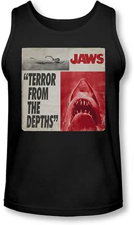 Amazon.com: Jaws - Mens Terror Tank-Top : Clothing, Shoes & Jewelry