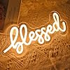 Amazon.com : SYLHOME Blessed Led Neon Light Sign Home Bedroom Kids Room ...