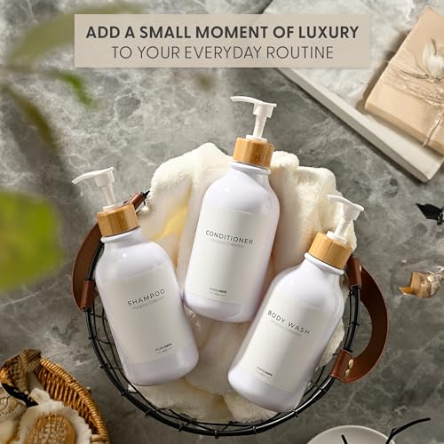 Snapklik.com : MaisoNovo Refillable Shampoo And Conditioner Bottles3 ...