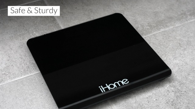 Snapklik.com : iHome Digital Step On Bathroom Scale - High Precision ...