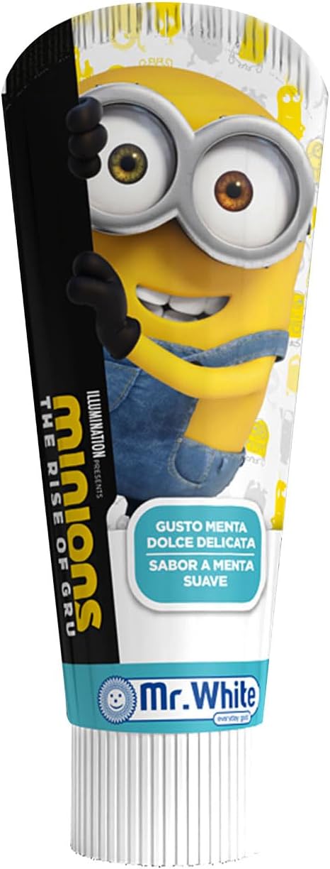 Minions Kids Toothpaste – Fluoride & Calcium for Strong Teeth, Enamel ...