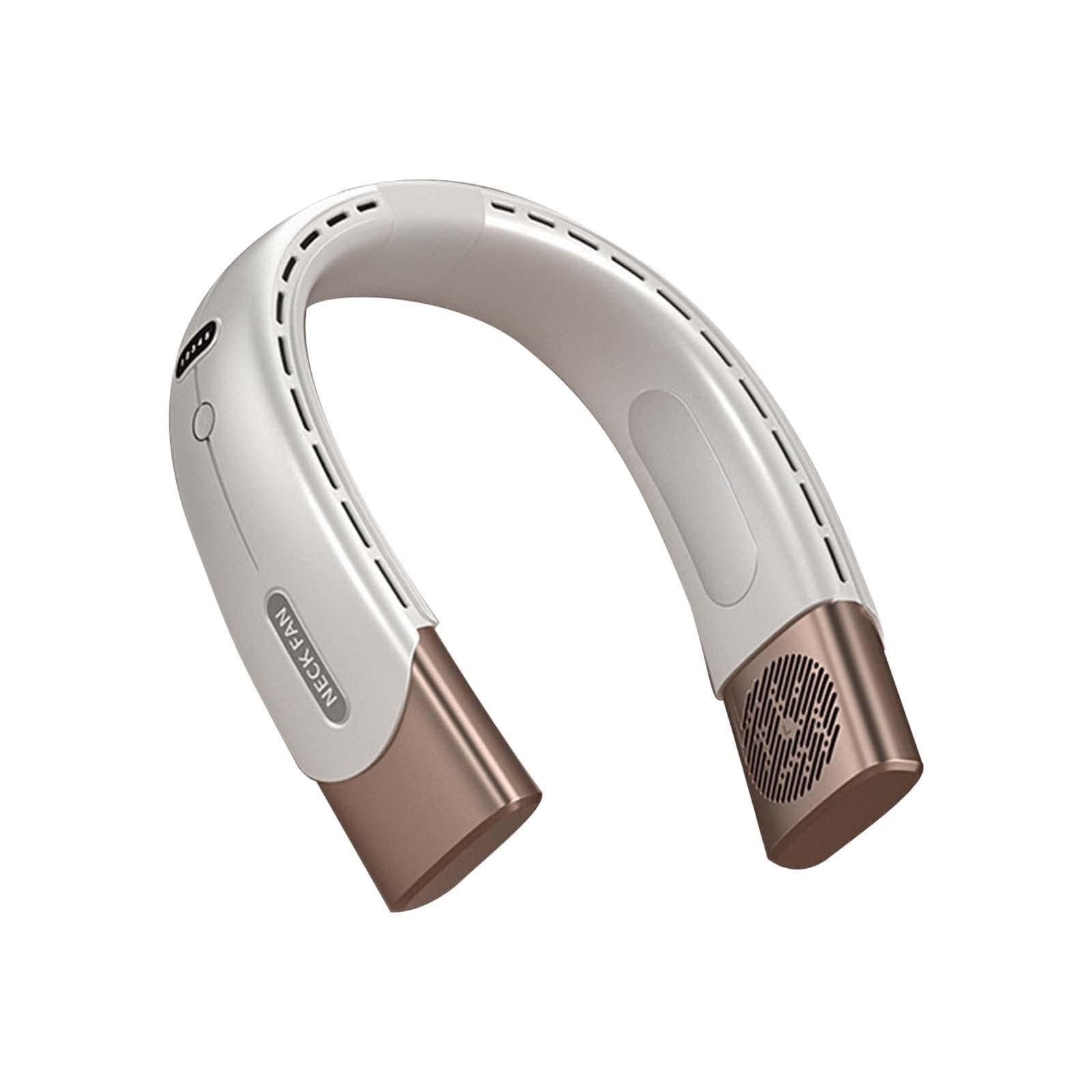 Amazon | [vigerkar] 首掛け扇風機 冷却プレート付き ネッククーラー 軽量 携帯扇風機 コンパクト 大風量 ミニ扇風機 Type-C充電式 5段階風量調整 モバイル扇風機 ...