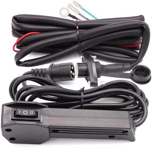 Amazon.com: TuoLauthon 12V Winch Corded Manual Hand Remote Control Kits ...
