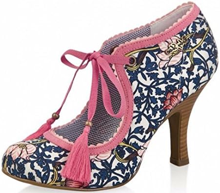 Ruby Shoo Willow Navy Coral Floral High Heel Shoes : Amazon.co.uk: Fashion
