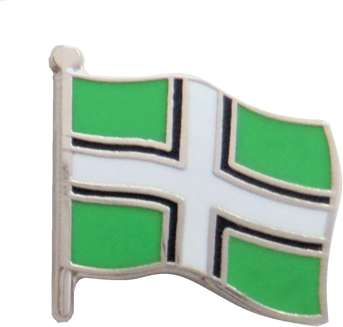 Amazon.com: Devon County Flag Pin Badge : Clothing, Shoes & Jewelry