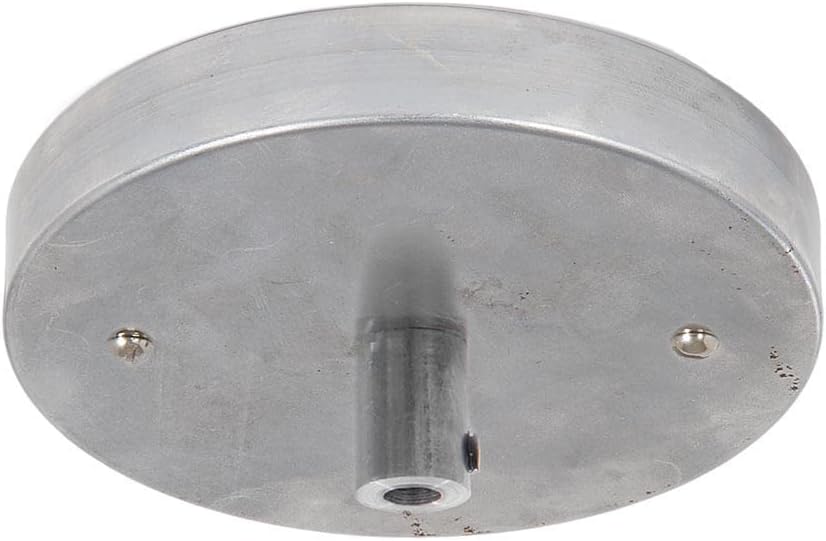 B&P Lamp® 6 Inch Diameter, Single Port, Modern Style Steel Canopy ...