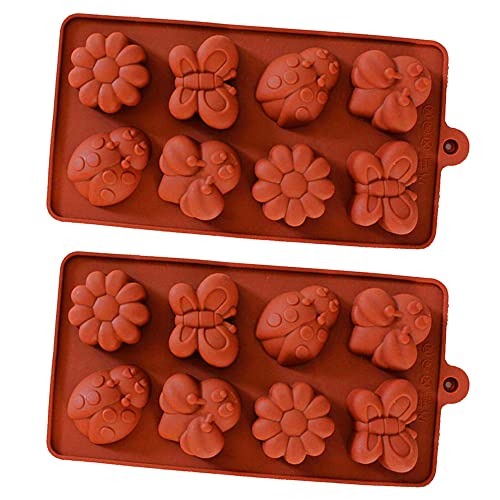 Silicone Moulds Non-Stick Chocolate Candy Mould Soap Moulds Silicone ...
