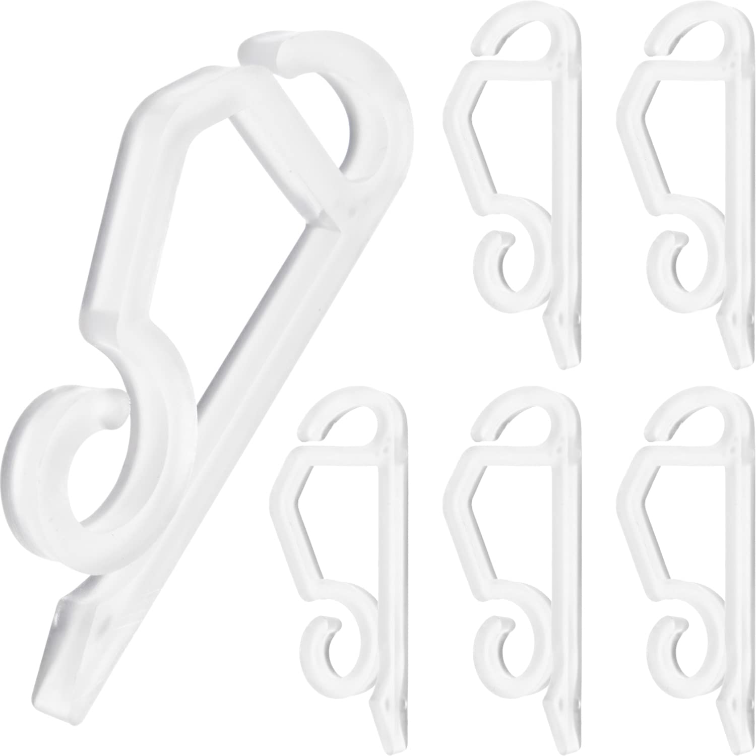 Amazon.com: Christmas Light Clip Outdoor Gutter Hook 100 Pieces Holiday ...