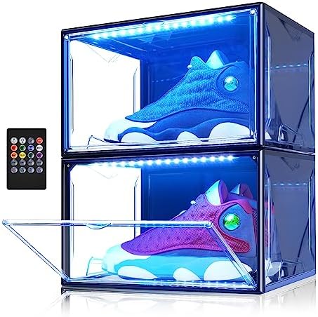Amazon.com: SINUOLIN Shoe Box Shoe Storage Organizer 2024 NEW 6 Pack ...