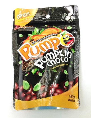 Amazon.com : Pumpkin Choco Chocolate Coated Pumpkin Seeds 35g. (Pack of ...