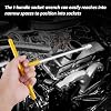 Zaptec 13 in 1 T Handle Spanner Pana Wrench 8-19mm 1/2" Socket Tool Kit ...