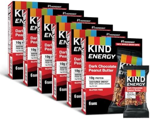 Amazon.com: KIND Energy Bars, Dark Chocolate Peanut Butter, Gluten Free ...