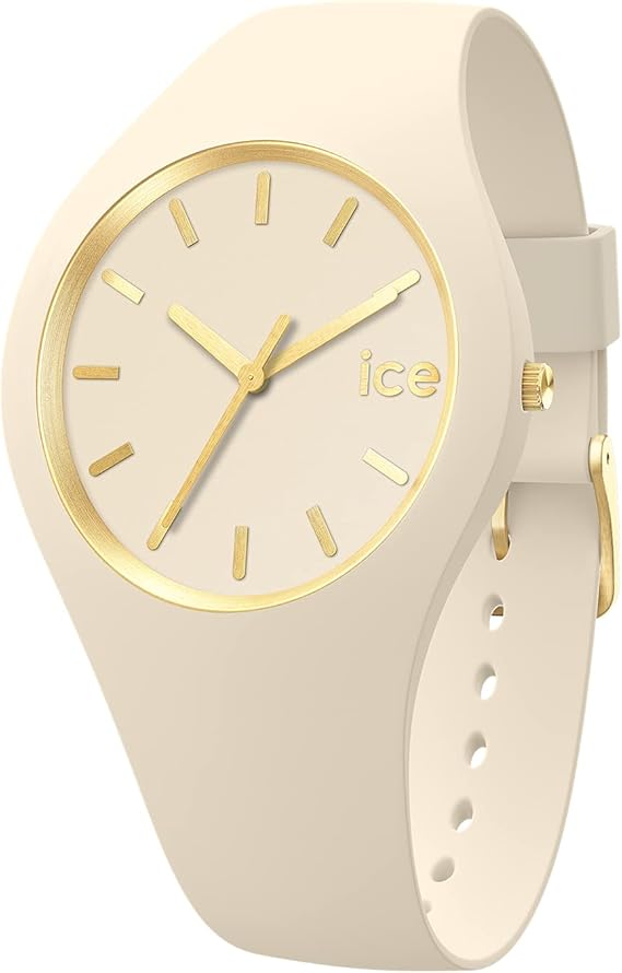 Ice-Watch - ICE glam brushed Almond skin - Women's wristwatch with ...