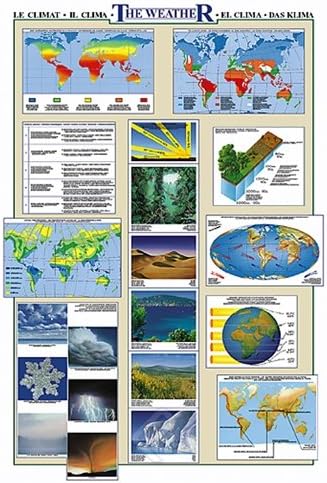 Grande affiche plastifiée The Weather POSTER le temps, la meteo ...