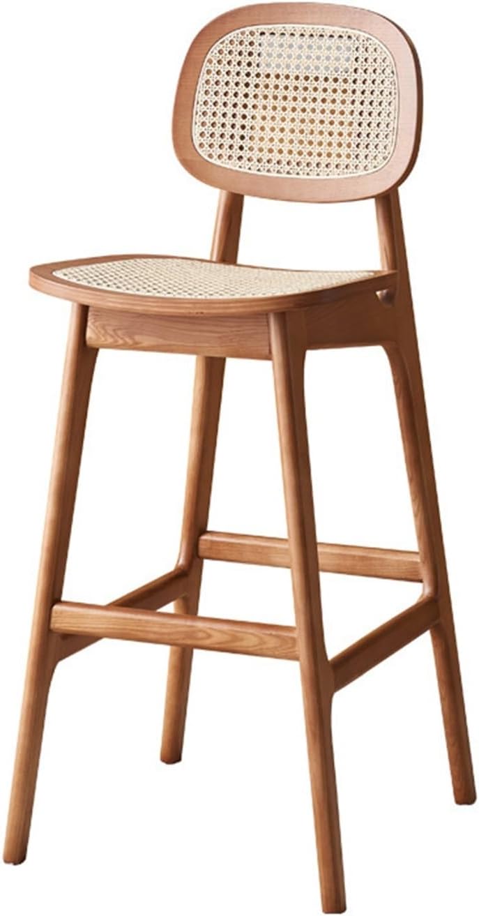 ZENY896V Bar Stools Vine Stick Solid Wood Bar Chairs, Household Chairs ...