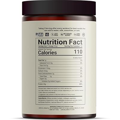 LifeCell Muscle: Anti-Aging Muscle Builder |Whey Comoros | Ubuy