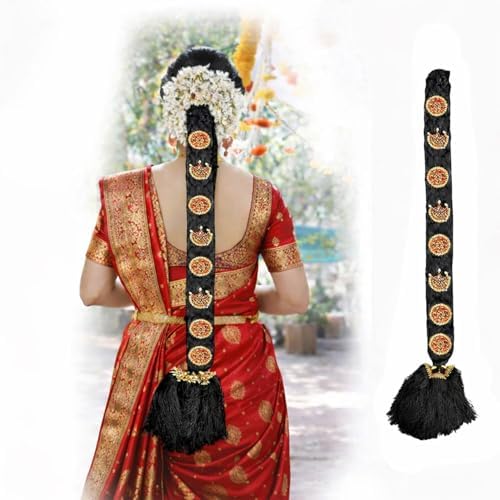 VAMA FASHIONS Traditional Pula Poola Jada Billalu Hair Choti Ornaments ...