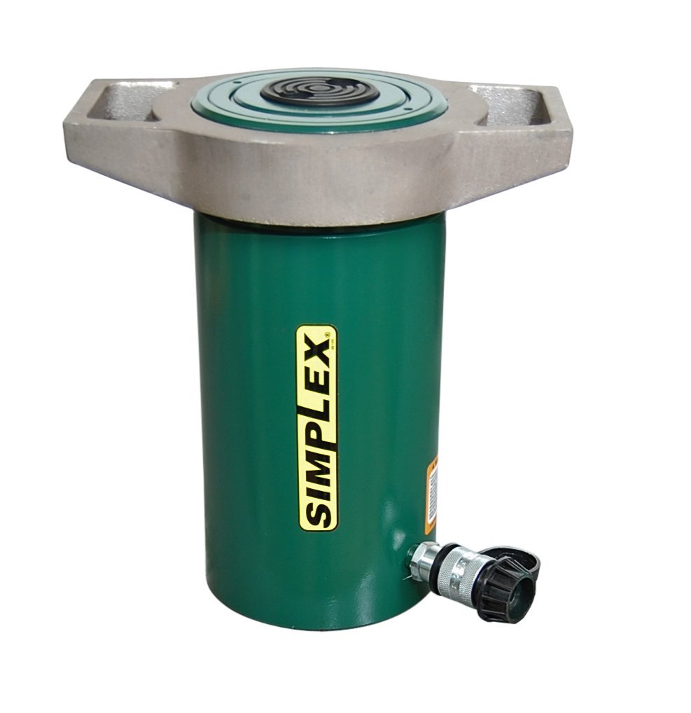 Simplex R1006 Steel Spring Return Cylinder, 9695 PSI, 5.13" Bore, 6.63 ...