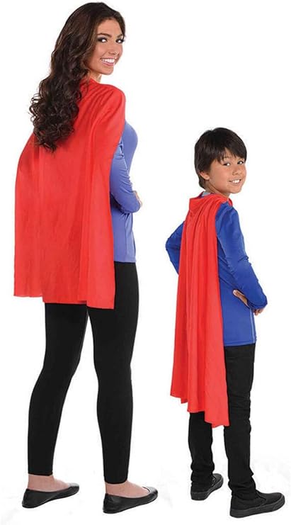Amazon.com: Red Cape Costumes for Kids and Adults - One Size Fits Most ...