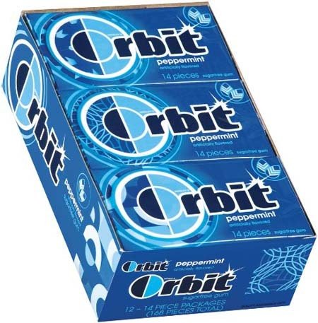 Amazon.com : Orbit Gum Peppermint 12 Count : Grocery & Gourmet Food