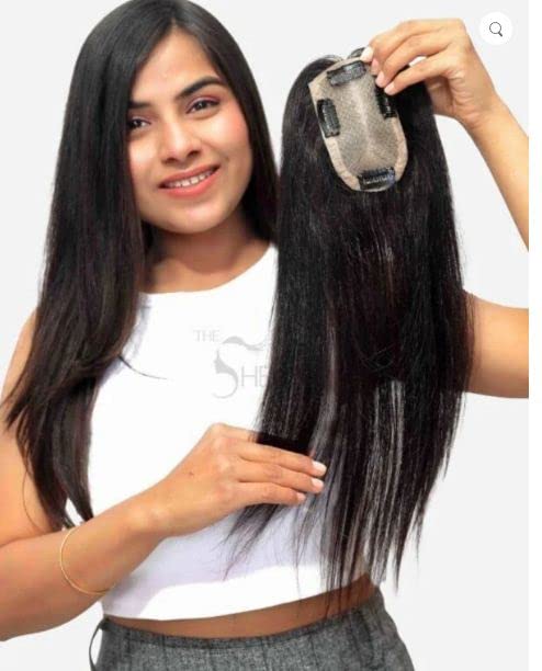 THE SHELL HAIR 5×5 New Silk Hair Topper - Human Hair Extensions ...