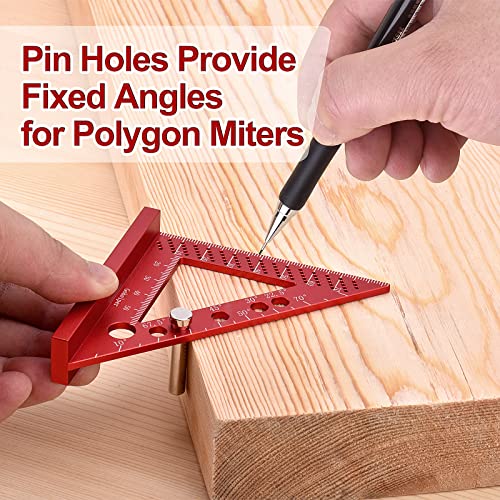 Small Square Tool Metric with 0.7mm Mechanical Pencil Fixed Miter Angle ...