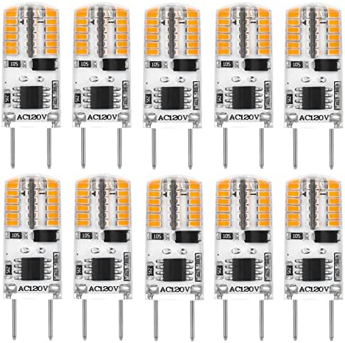 Dimmable G8 LED Bulb 2W Warm White 20W Halogen Bulbs Equivalent Bi-Pin ...