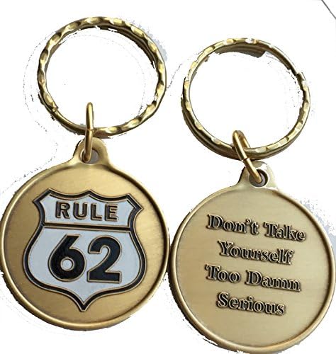 Amazon.com: Rule 62 Color AA Keychain Medallion Sobriety Chip Key Tag ...