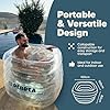 Amazon.com: REBREA Inflatable Ice Bath Tub -Large Clear See Through ...